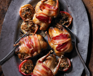 Roast Partridge with Honey-Roast Apples - StyleNest