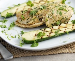 Griddled Chicken and Courgettes - StyleNest