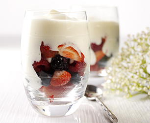 Summer fruits with elderflower sabayon - StyleNest