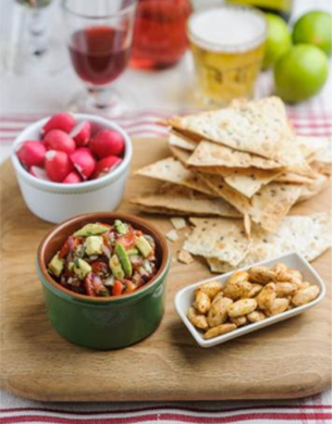 Wasabi Salsa with Homemade Tortilla Chips - StyleNest