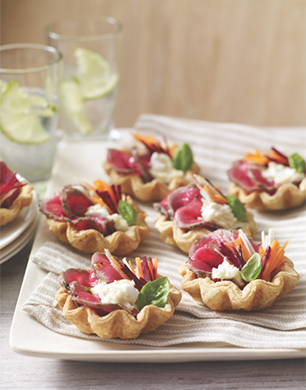 Beef Carpaccio Tartlets - StyleNest