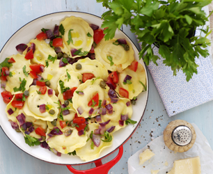 Sun Ripened Tomato & Mozzarella Ravioli Recipe - StyleNest