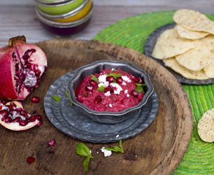 Minted Beetroot and Feta Dip - StyleNest