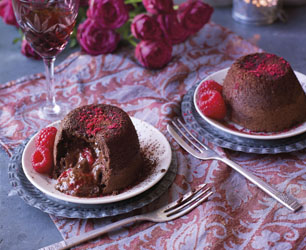 Raspberry and Chocolate Fondants - StyleNest