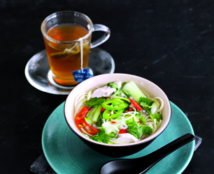 Tea Smoked Chicken Broth with Tetley Green Tea - StyleNest