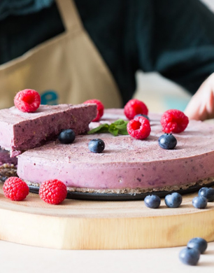 Acai Berry Cheesecake - StyleNest