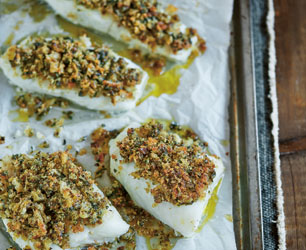 PESTO CRUSTED FISH - StyleNest